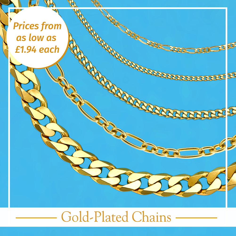 Gold-Plated Chains – Silver Chain Wholesale