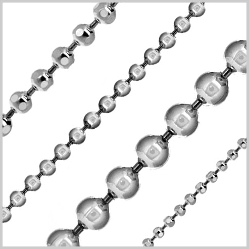 Bead Chains – Silver Chain Wholesale