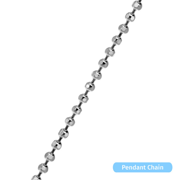 Sterling Silver Diamond Cut Bead Chain (1.5mm) – Silver Chain Wholesale